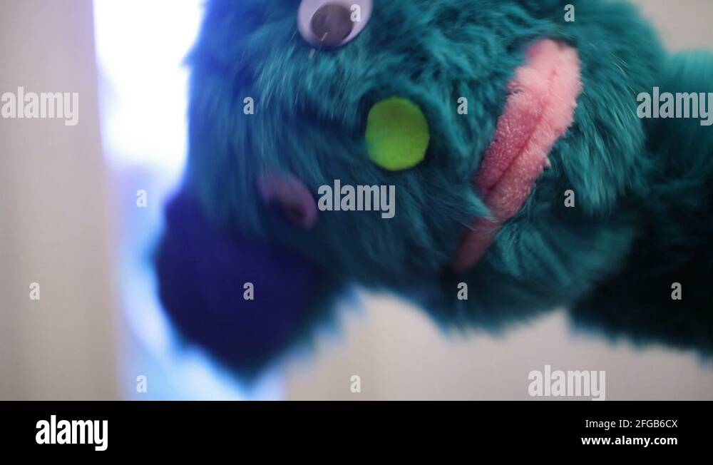 Original puppet muppet fury face funny Stock Video Footage - Alamy