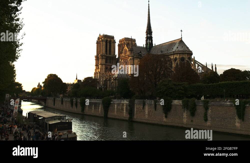 Notre dame cathedral paris exterior Stock Videos & Footage - HD and 4K ...