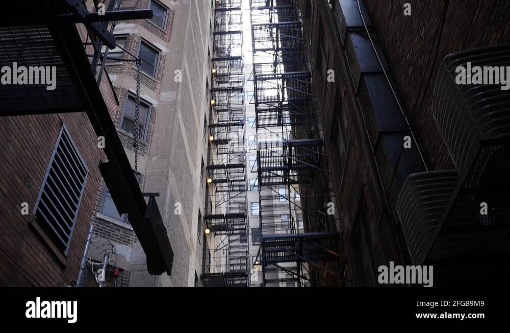 Outdoor fire escape stairs Stock Videos & Footage - HD and 4K Video ...
