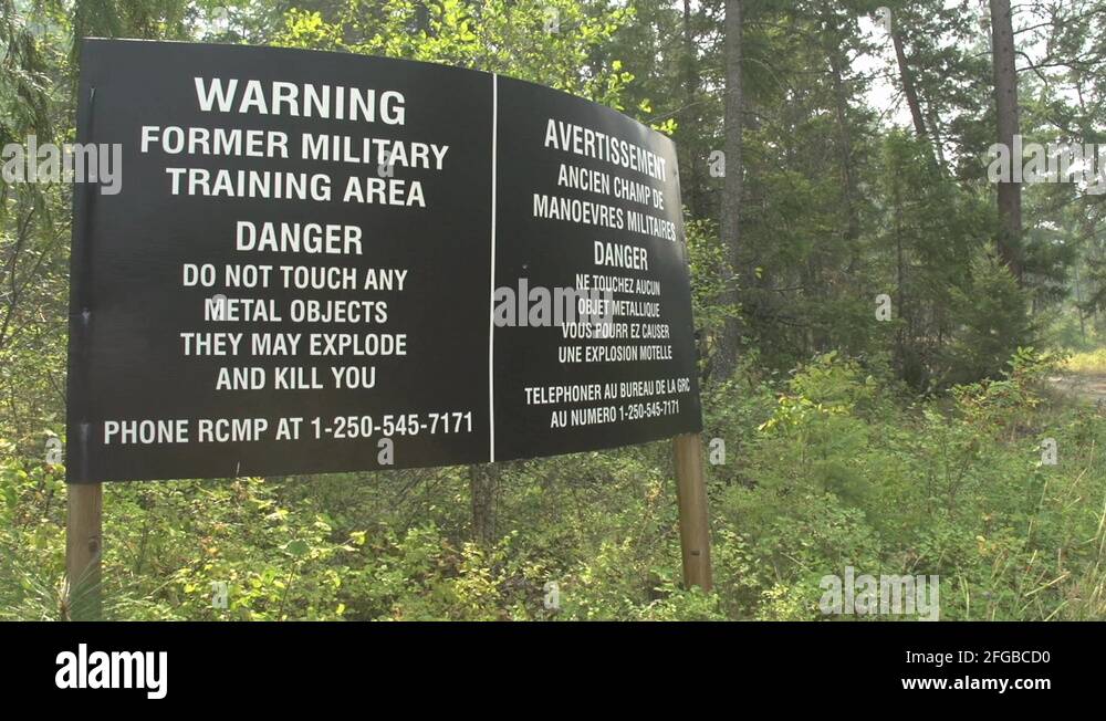 Army warning sign Stock Videos & Footage - HD and 4K Video Clips - Alamy