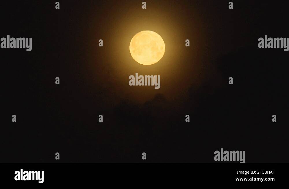 Night dark sky with full moon Stock Videos & Footage - HD and 4K Video ...