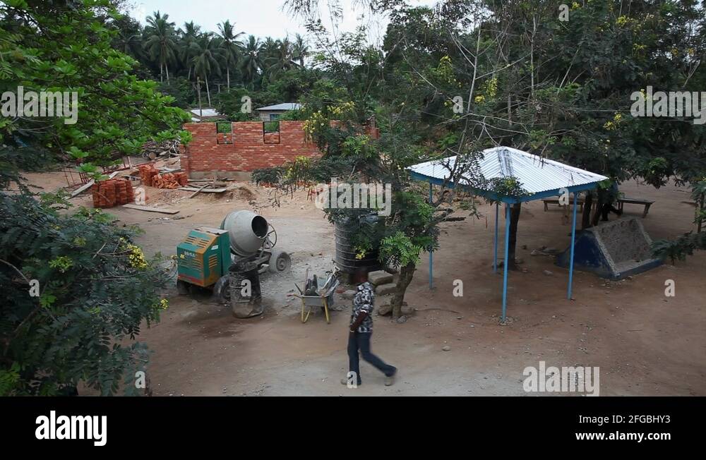 PAKRO SCHOOL SANITATION FACILITY- UNDER CONSTRUCTION Stock Video ...