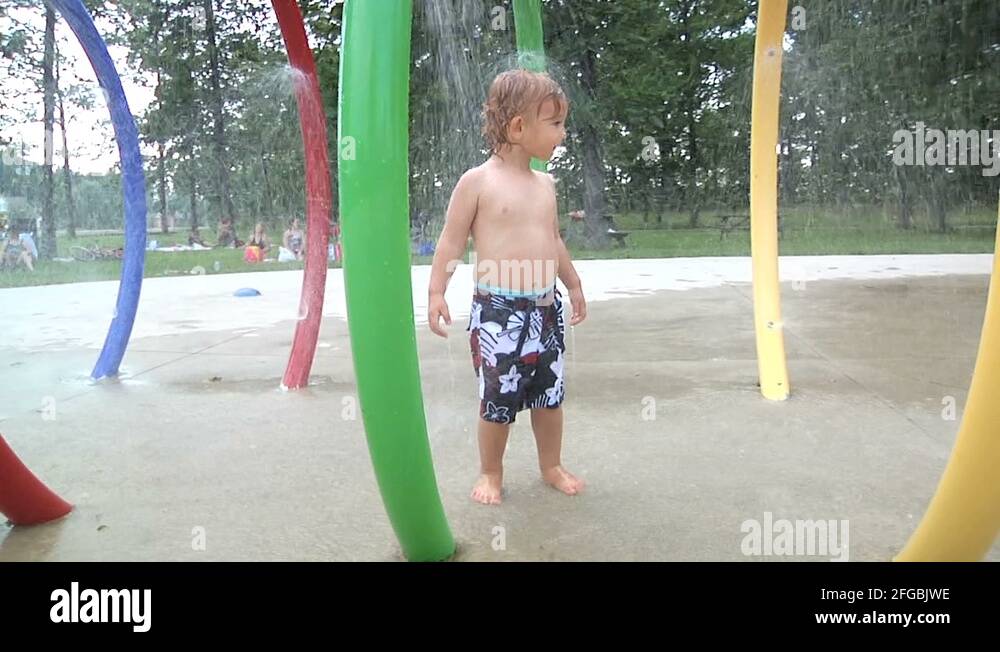 Children playing splash pad Stock Videos & Footage - HD and 4K Video ...