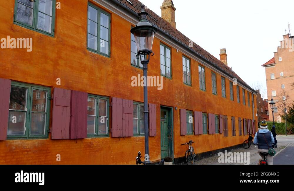 The yellow row houses known as Nyboder are seen in the movie The Danish ...