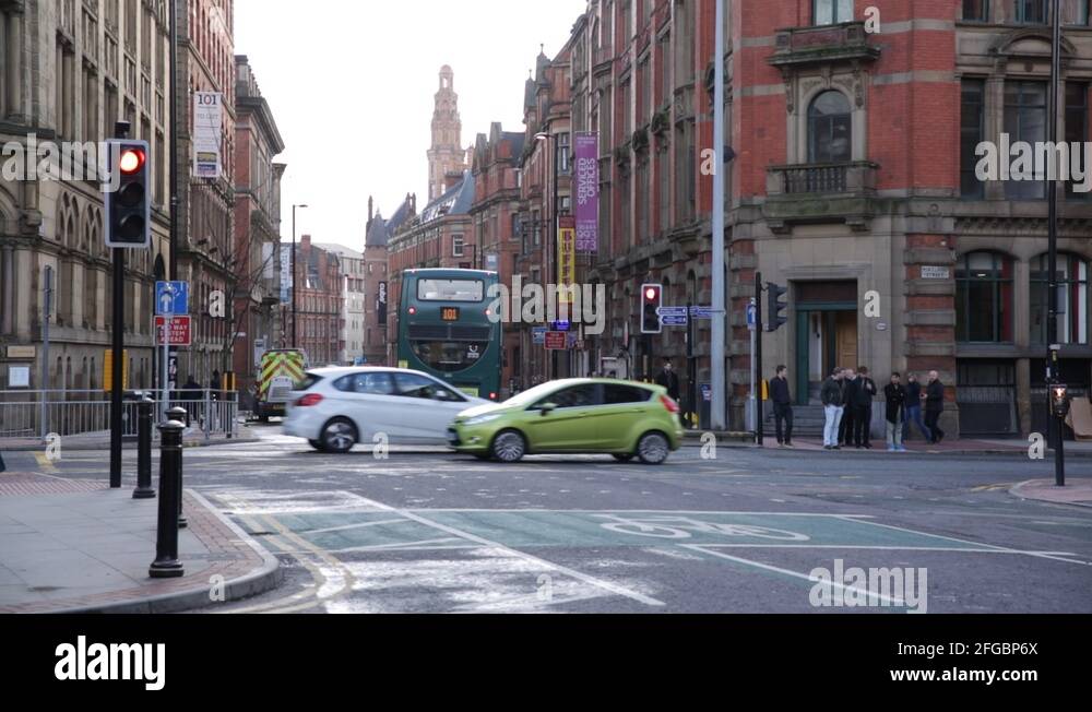 Centre of the city of manchester Stock Videos & Footage - HD and 4K ...