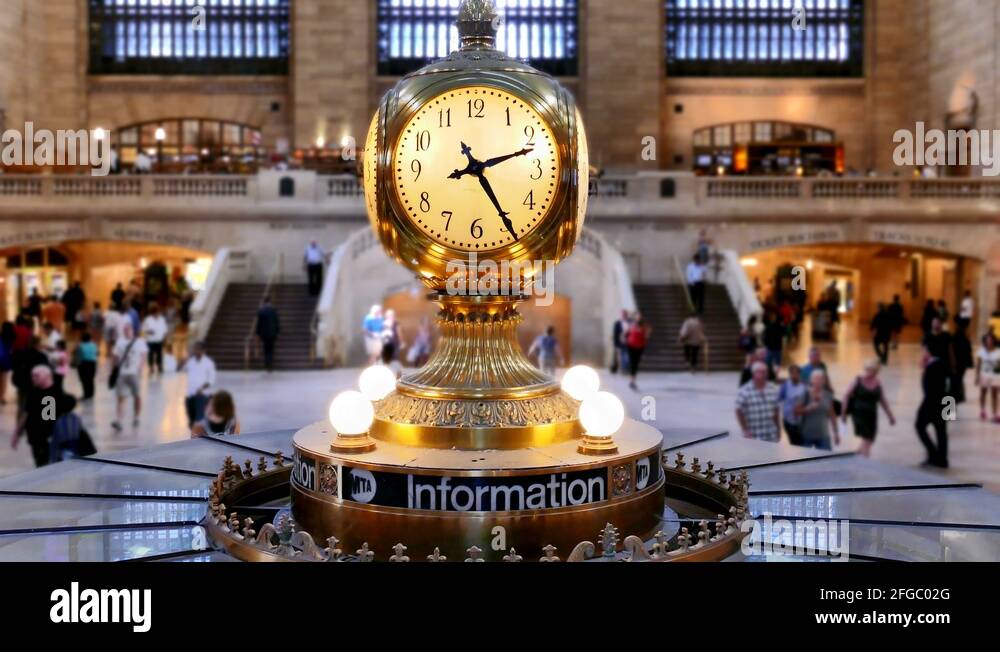 Clock grand central station Stock Videos & Footage - HD and 4K Video ...