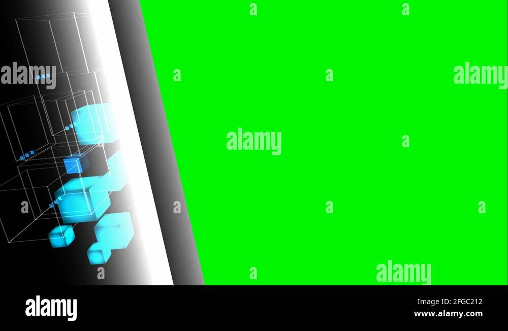 Animated loop able for broadcasting science artificial intelligence ...
