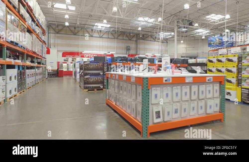 Costco wholesale warehouse Stock Videos & Footage - HD and 4K Video ...