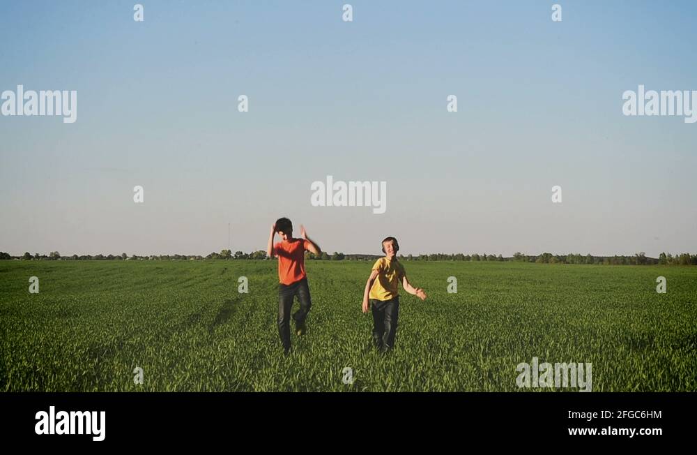 Happy children running jumping Stock Videos & Footage - HD and 4K Video ...