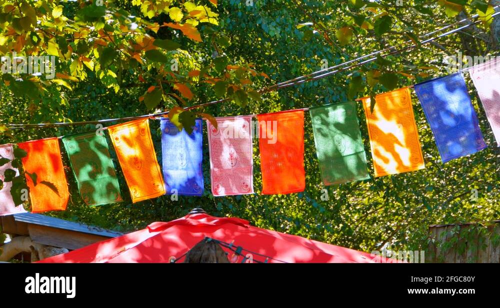 Spiritual flags Stock Videos & Footage - HD and 4K Video Clips - Alamy