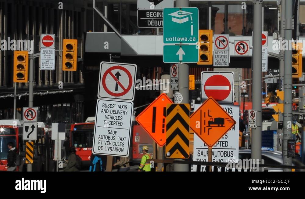 Confusing street signs Stock Videos & Footage - HD and 4K Video Clips ...