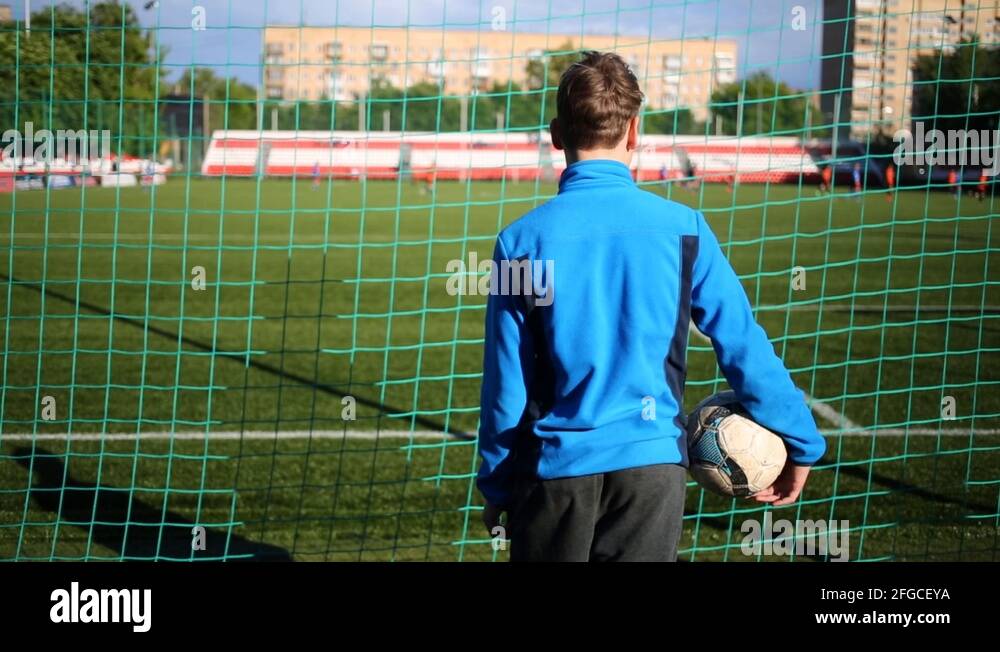 Male footballer back holding ball Stock Videos & Footage - HD and 4K ...