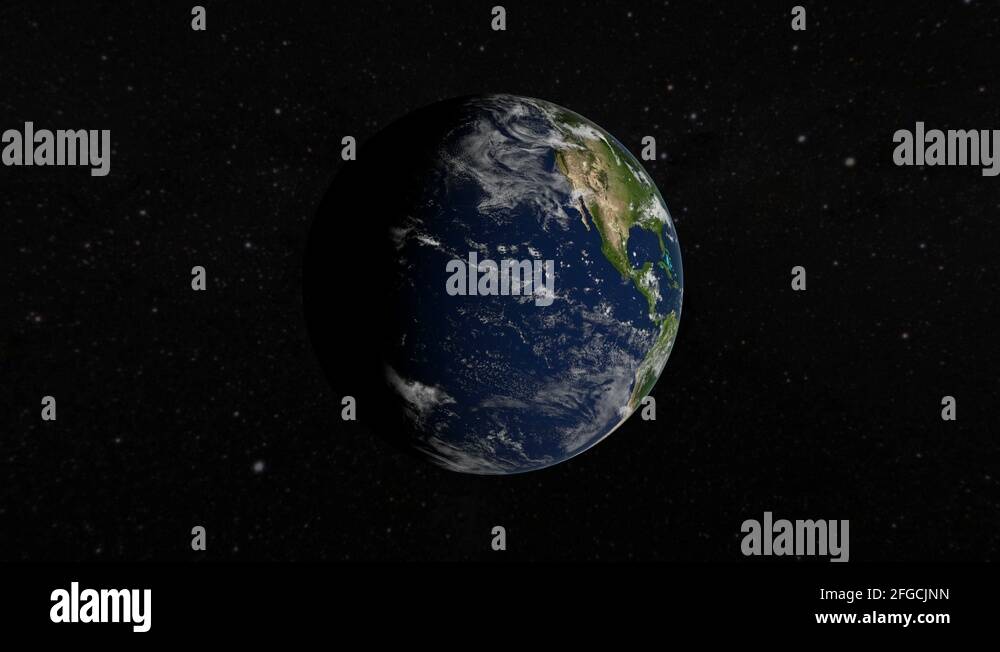 Planet Earth Animated Background/Establishing Shot Stock Video Footage ...