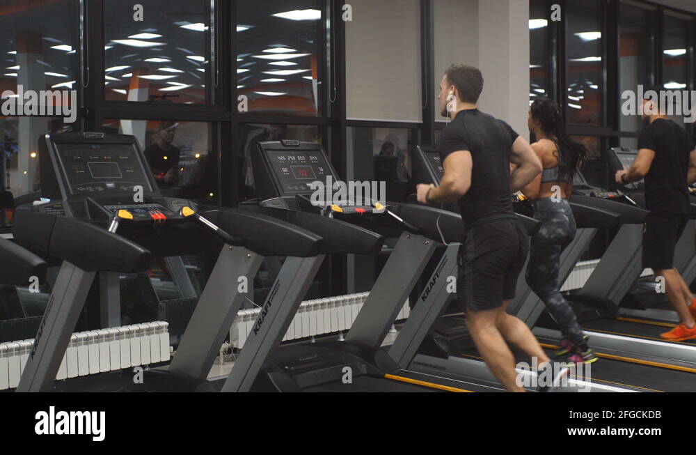 Fitness training group gymnasium running Stock Videos & Footage - HD ...