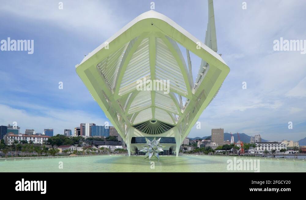 Museum of Tomorrow, Rio de Janeiro, Brazil, futuristic architecture, 4K ...