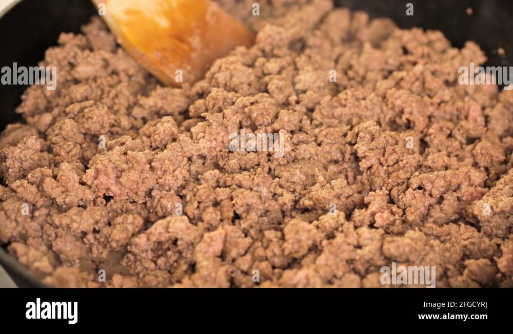 Browning ground beef in cast Stock Videos & Footage - HD and 4K Video ...