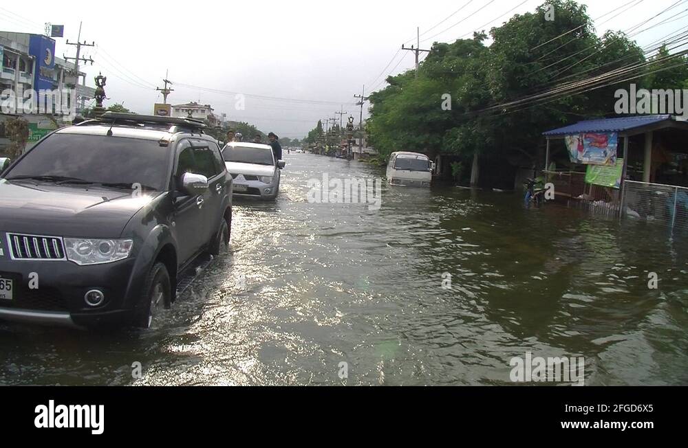 Climate Change Rising Ocean Sea Level City Under Flood Water Global ...