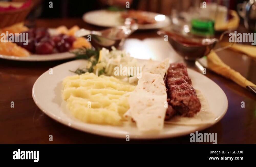 Close up plate hand table Stock Videos & Footage - HD and 4K Video ...