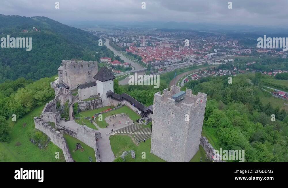 A huge fort on the top of a hill Stock Video Footage - Alamy