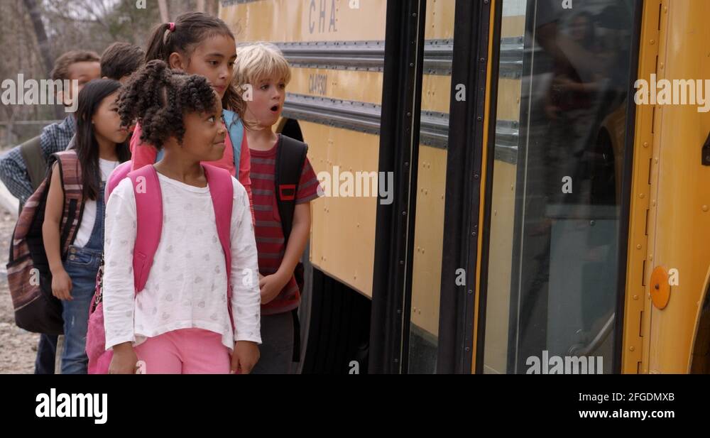 Kids boarding school bus Stock Videos & Footage - HD and 4K Video Clips ...