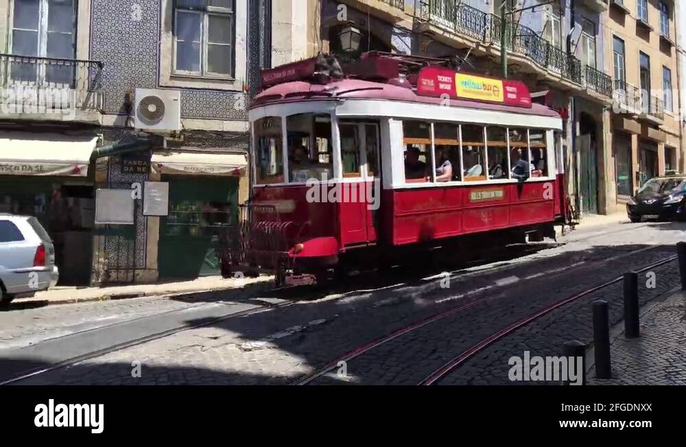 Red tram old town Stock Videos & Footage - HD and 4K Video Clips - Alamy