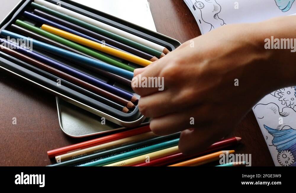 Crayons for coloring Stock Videos & Footage - HD and 4K Video Clips - Alamy