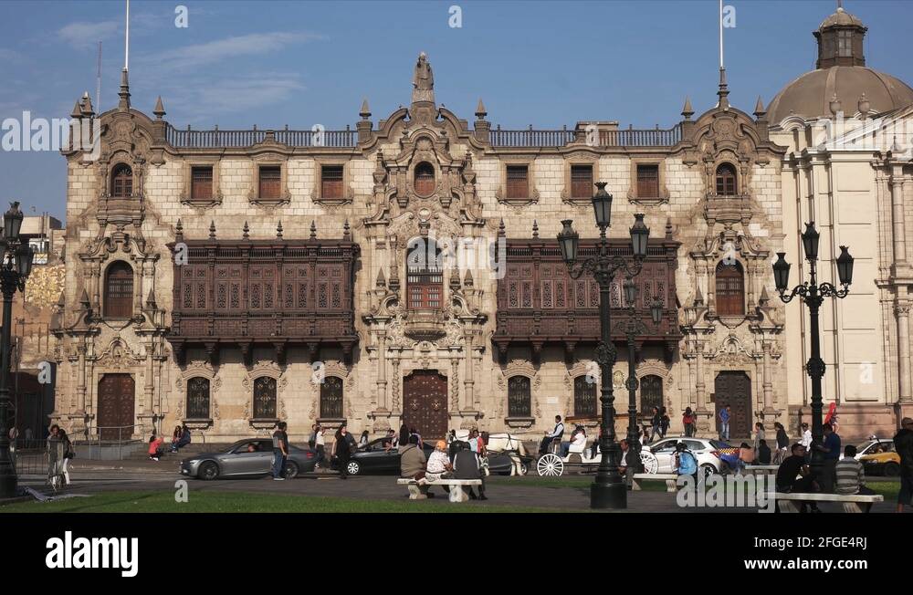 Archbishops palace lima lima peru Stock Videos & Footage - HD and 4K ...