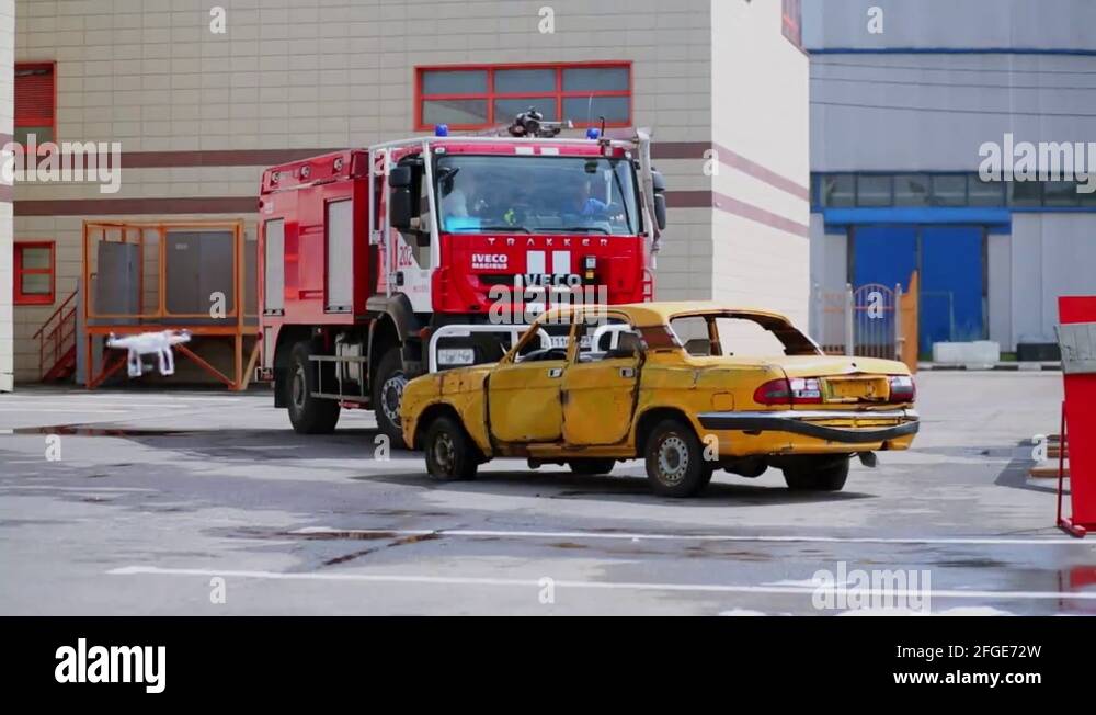 Broken fire truck Stock Videos & Footage - HD and 4K Video Clips - Alamy