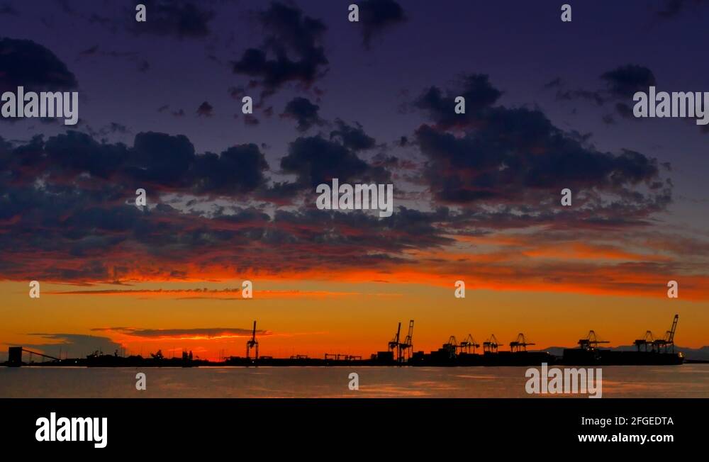 Container freight sunset Stock Videos & Footage - HD and 4K Video Clips ...
