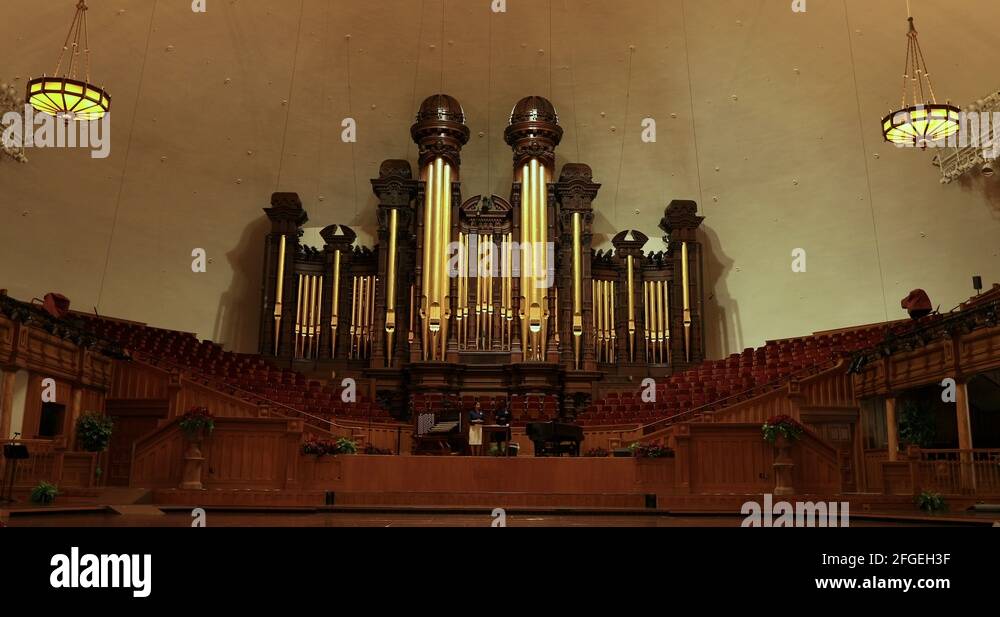 Mormon Tabernacle Missionary pipe organ DCI 4K Stock Video Footage - Alamy