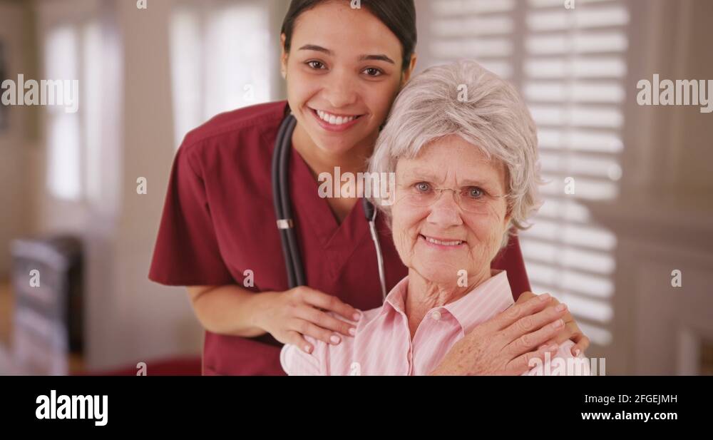 Elder caretaker home Stock Videos & Footage - HD and 4K Video Clips - Alamy