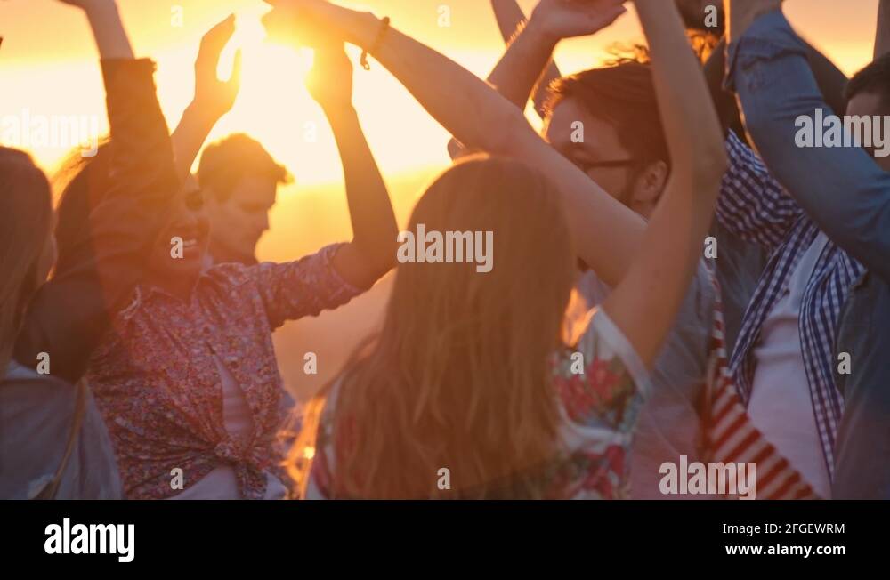 People dancing rooftop party Stock Videos & Footage - HD and 4K Video ...