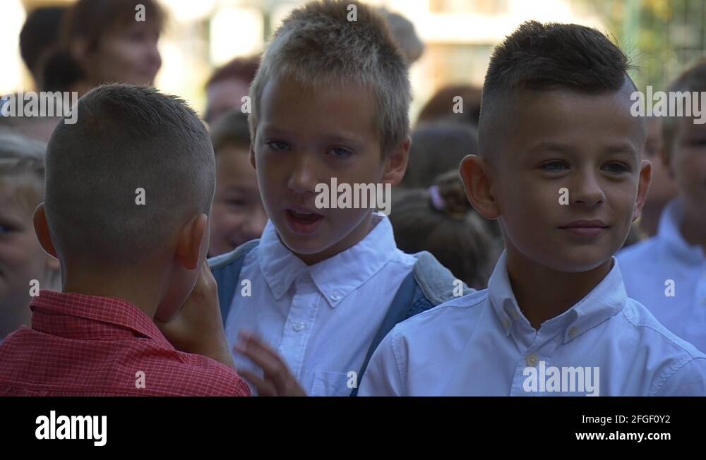 Boys talking school uniform Stock Videos & Footage - HD and 4K Video ...