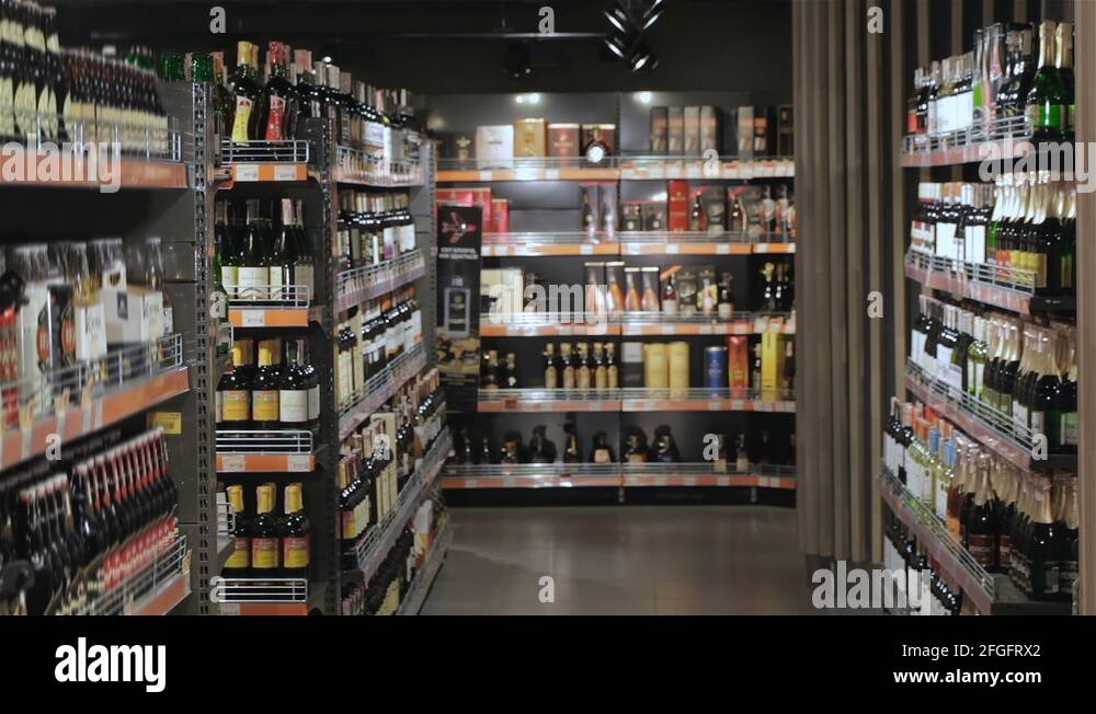 Alcohol section Stock Videos & Footage - HD and 4K Video Clips - Alamy