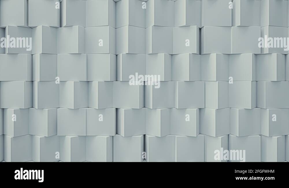 Abstract White Cube Turn, 3d Animation 4k Stock Video Footage - Alamy