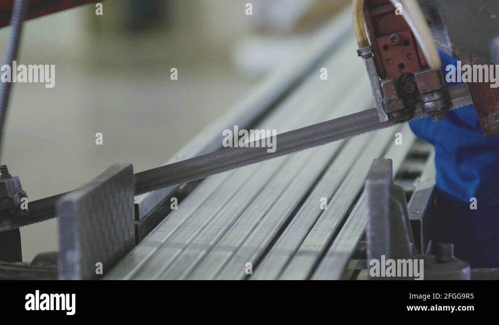 Production of plastic windows. Components of PVC windows Stock Video ...