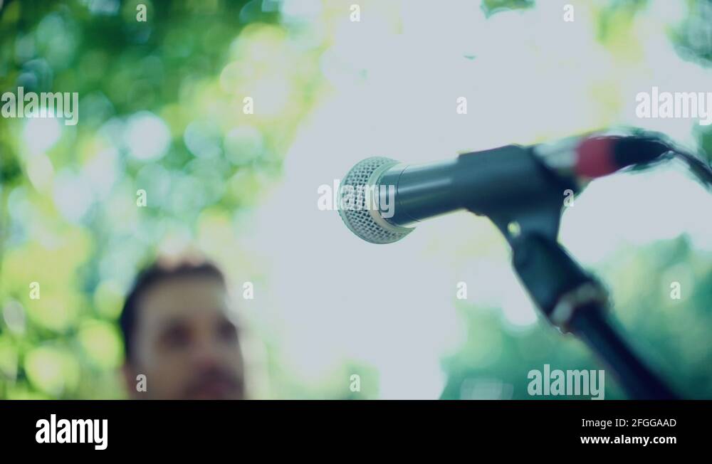 Stand up microphone Stock Videos & Footage - HD and 4K Video Clips - Alamy