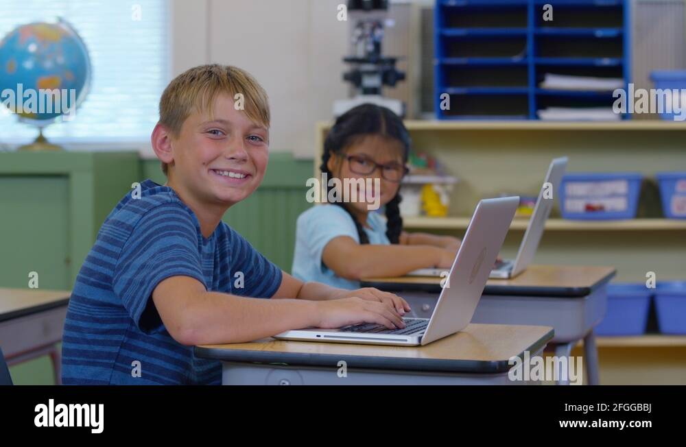 Kids laptop classroom Stock Videos & Footage - HD and 4K Video Clips ...