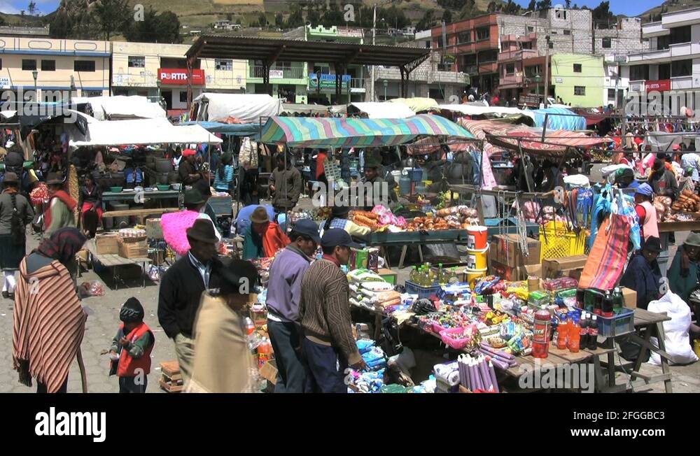 Outdoor market ecuador Stock Videos & Footage - HD and 4K Video Clips ...