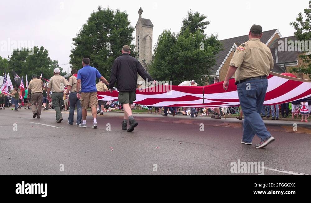 Fourth of july parade american flag Stock Videos & Footage - HD and 4K ...