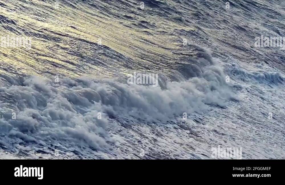 the storm surf Stock Video Footage - Alamy