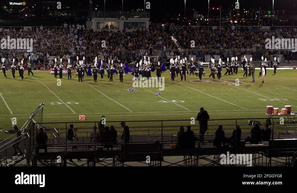 Marching band football field aerial Stock Videos & Footage - HD and 4K ...