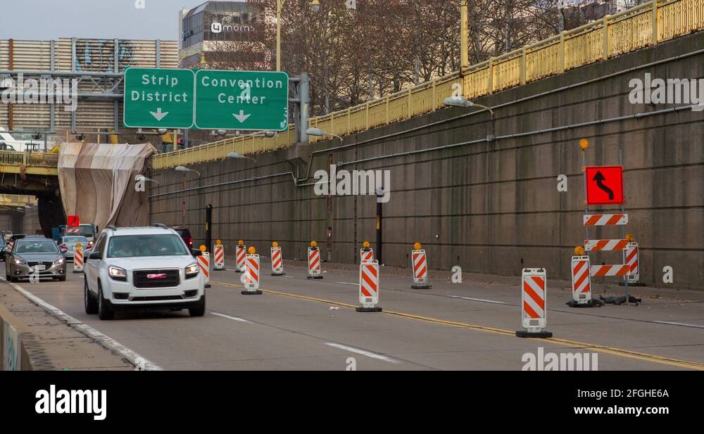 Deviation arrow traffic cones Stock Videos & Footage - HD and 4K Video ...