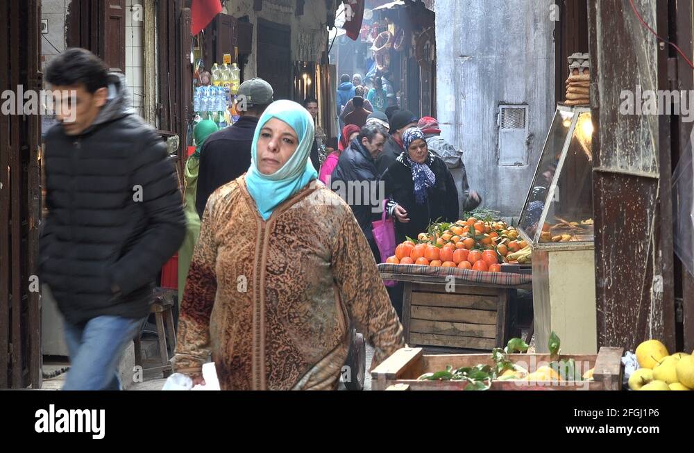 Narrow alley fes morocco Stock Videos & Footage - HD and 4K Video Clips ...