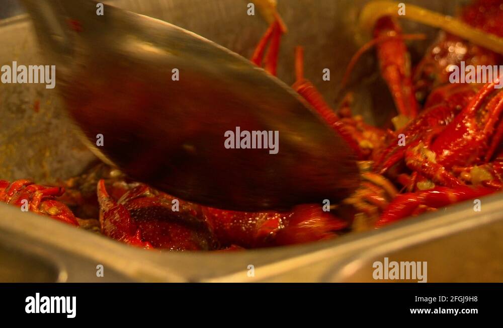 Chinese Buffet seafood Stock Video Footage - Alamy