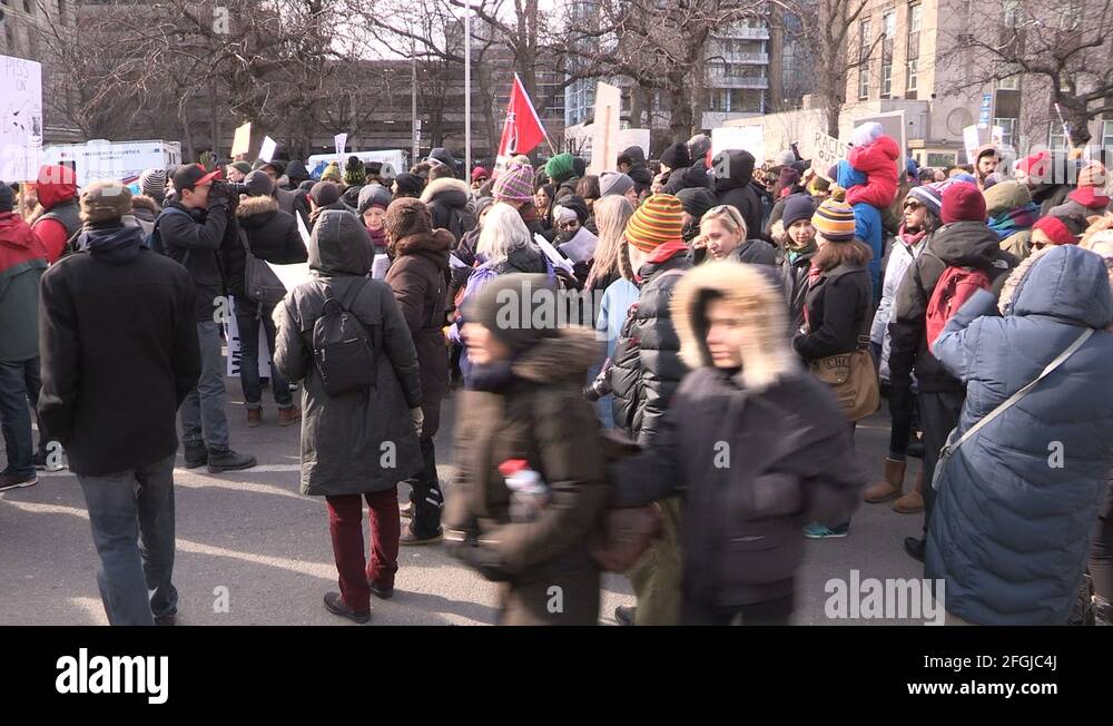 Thousands people demonstrating signs Stock Videos & Footage - HD and 4K ...