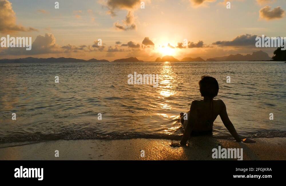 Sitting alone at the beach Stock Videos & Footage - HD and 4K Video ...