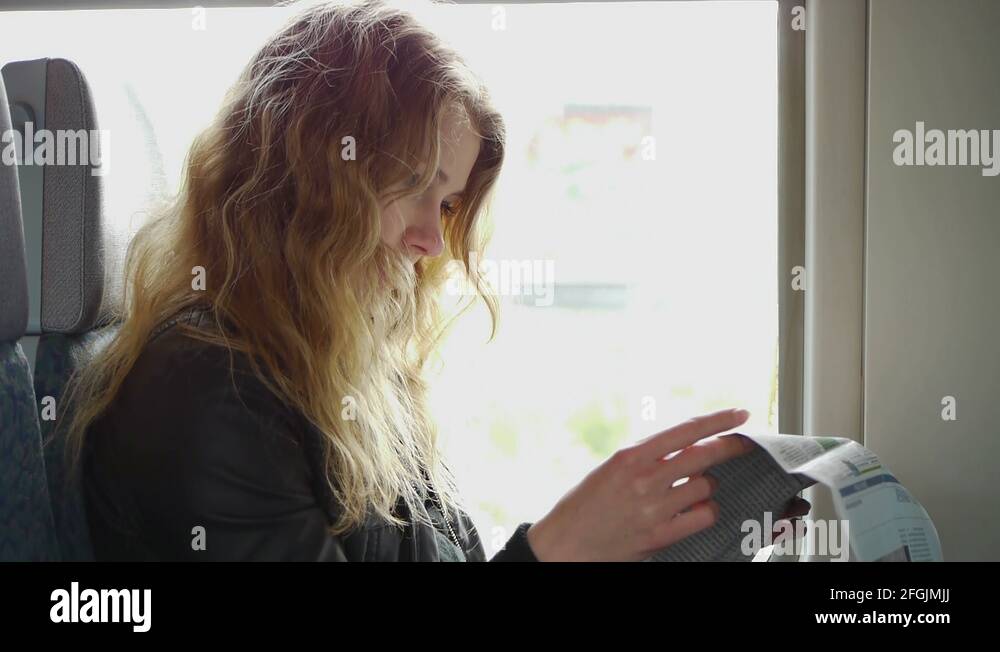 People reading paper train Stock Videos & Footage - HD and 4K Video ...