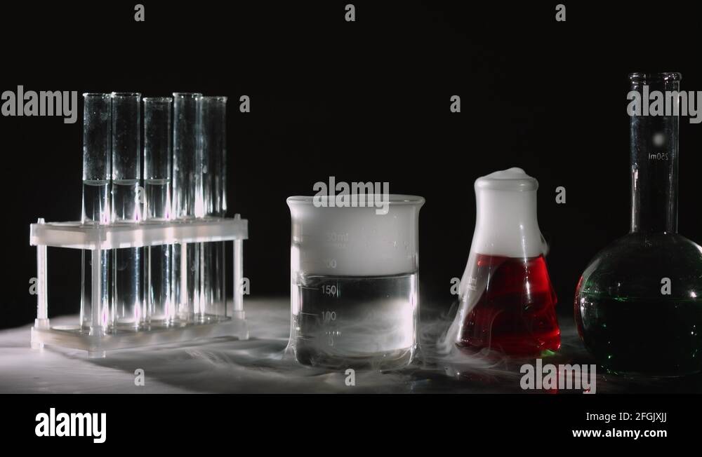 Erlenmeyer flask blue liquid beaker Stock Videos & Footage - HD and 4K ...