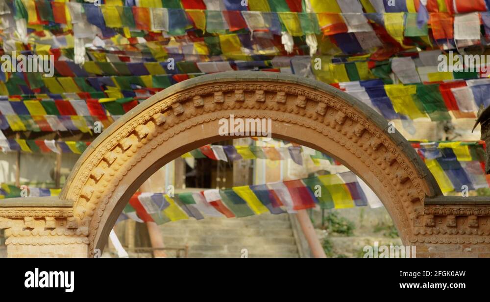 Thousands of Tibetant Prayer Flags can be seen at Swayambhunath (Monkey ...